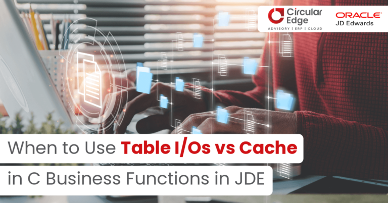 Table I/O vs Cache in C Business Functions - 6 Key Points